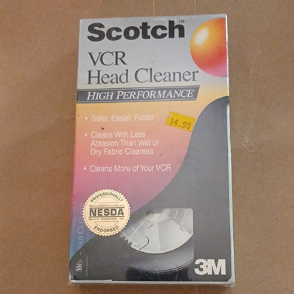 Scotch | Media | Nwt Scotch Vcr Head Cleaner Vhs Tape | Poshmark